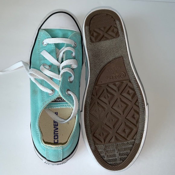Converse | Shoes | Kids Converse Chuck Taylor Oxford Light Aqua Shoe ...